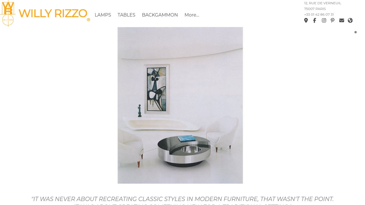 WILLY RIZZO | LINES | FURNITURE